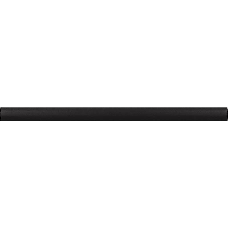 Ridge Black Pencil Matte Ceramic Molding | tilestate