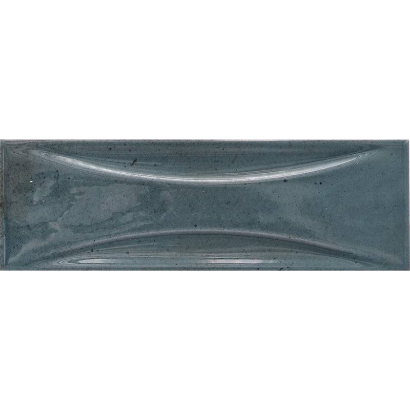 Moda Deco Blue Gloss 2.5x8 Ceramic Glass Tile | tilestate