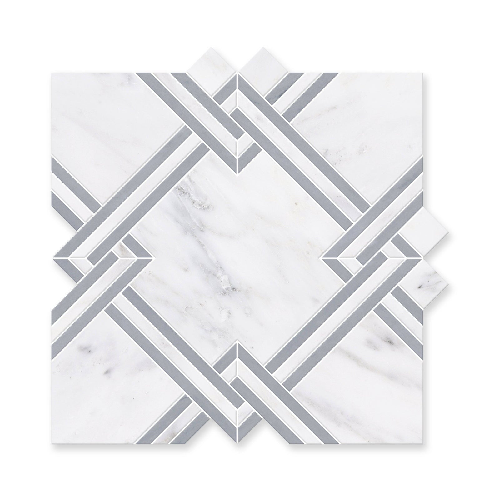 Asian Statuary Square With Gray Strap Polished For Kitchen Backsplash ...