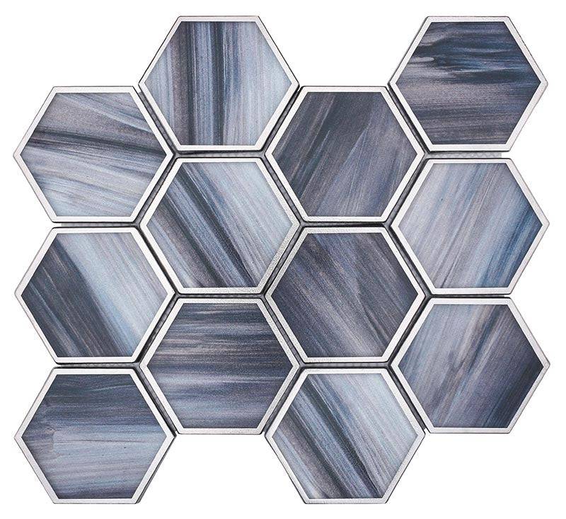 SAINT TROPEZ Saint Tropez Twilight Glass Mosaic Tile | TileState