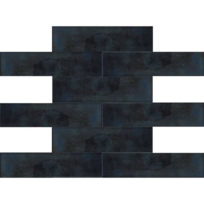 GALAxY DENIM glass Mosaic Tile | tilestate