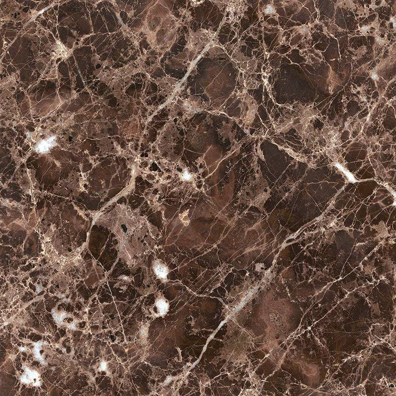 Emperador Dark Spanish Marble 4x4 Polished Tile | TileState